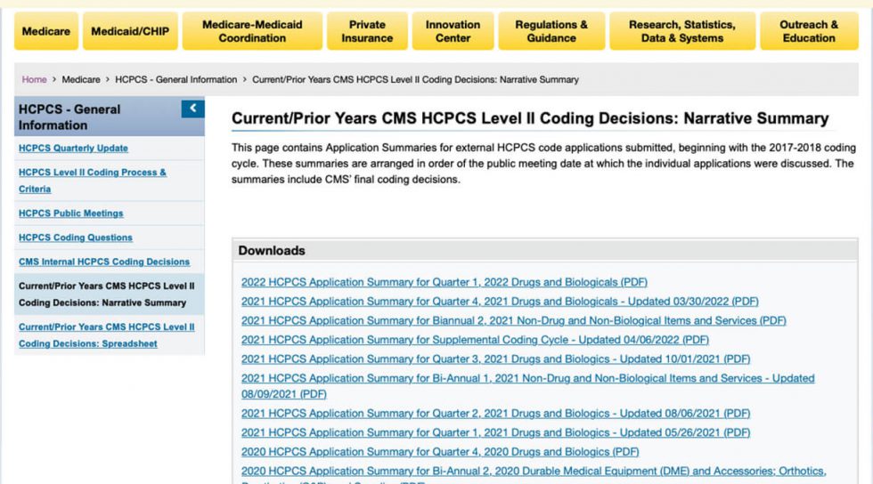 HCPCS Coding Decisions - Bracco Reimbursement